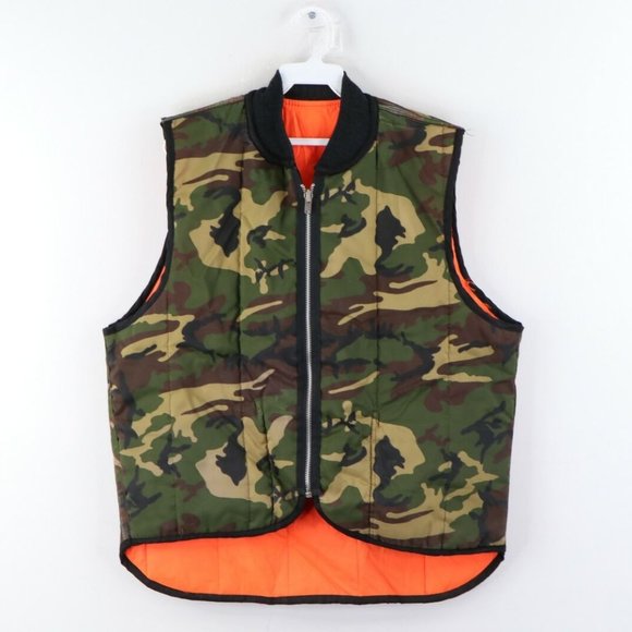 Vintage | Jackets & Coats | Vtg Rockabilly Insulated Reversible Vest ...